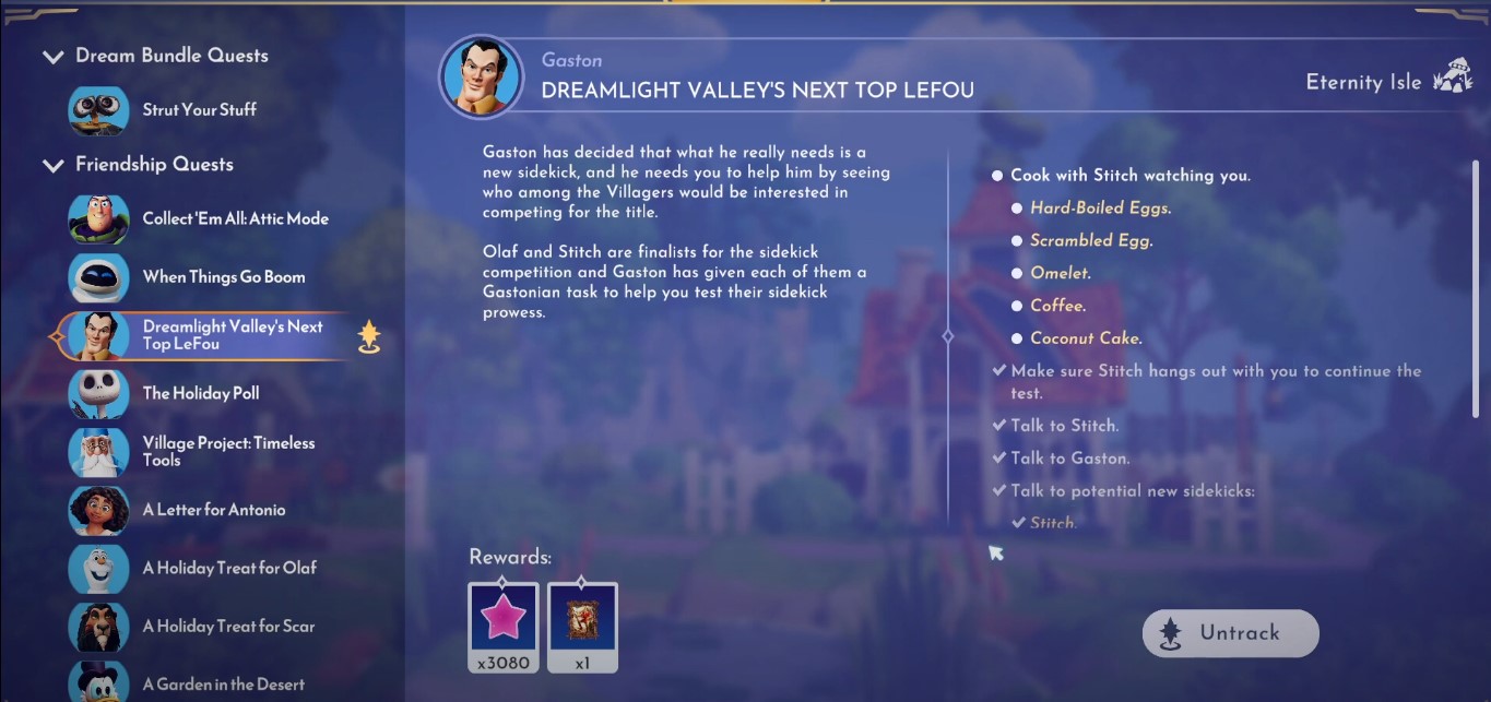 Disney Dreamlight Valley- How to Complete Next Top LeFou Quest ...