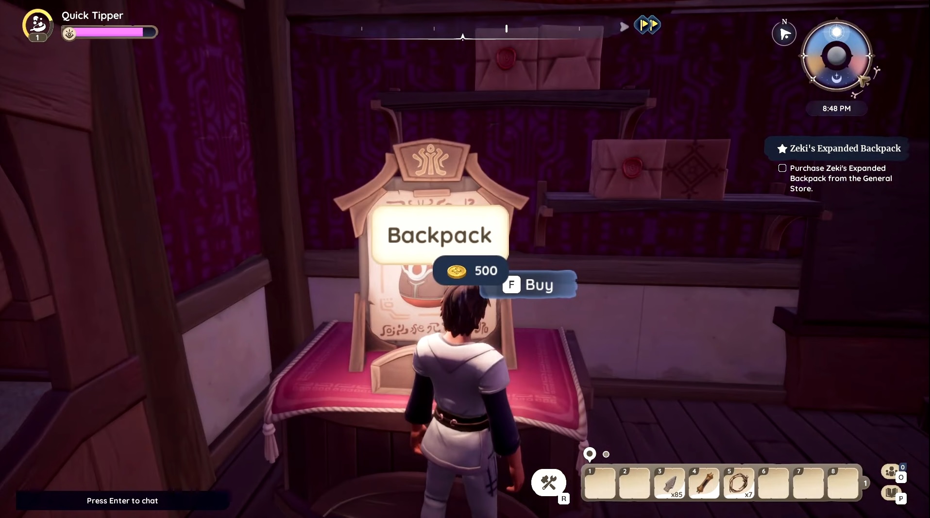 Palia – How To Get More Inventory Slots | Zeki’s Expanded Backpack ...