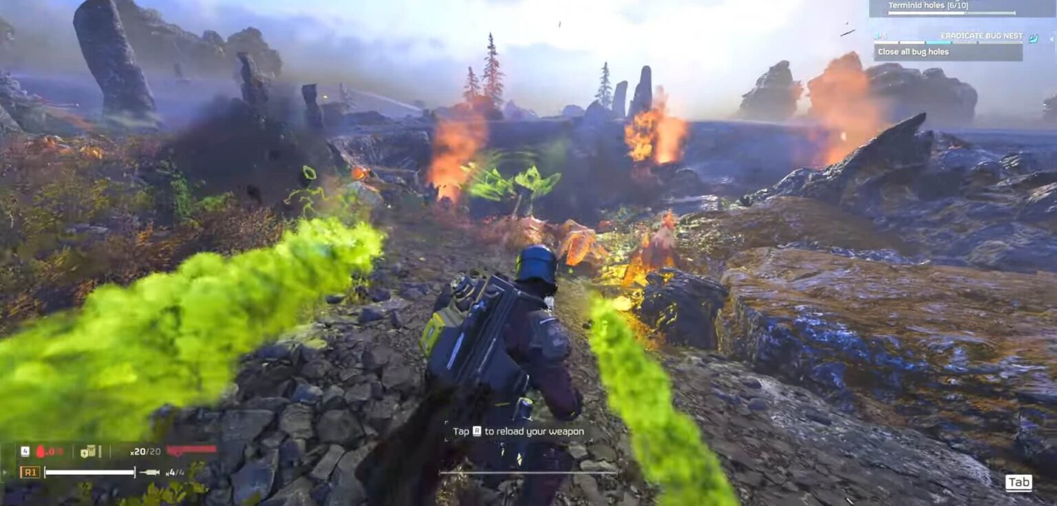 Helldivers 2 – How To Defeat Bile Spewer - Nintendo Rant