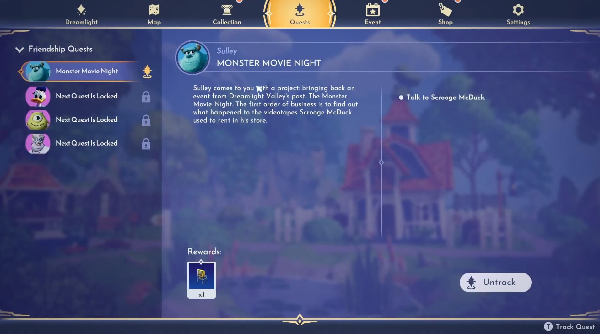 Disney Dreamlight Valley – Monster Movie Night Quest Guide - Nintendo Rant