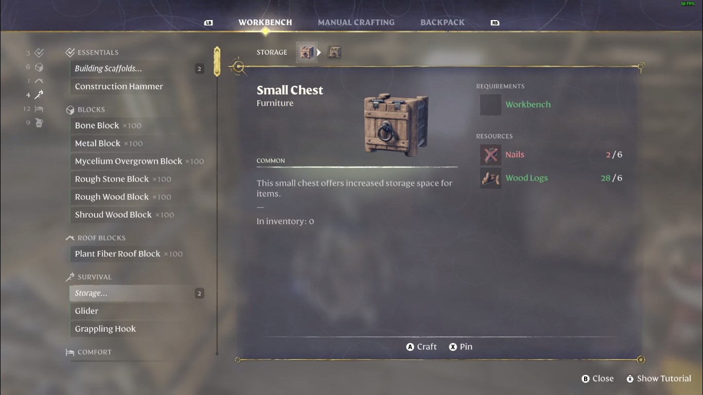 Enshrouded – How to Get Storage Chest | Tiny Chest - Nintendo Rant